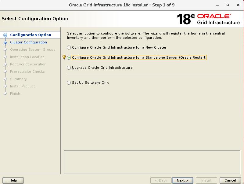 نصب Grid Infrastructure 18c و راه اندازی Asm Oracle Database