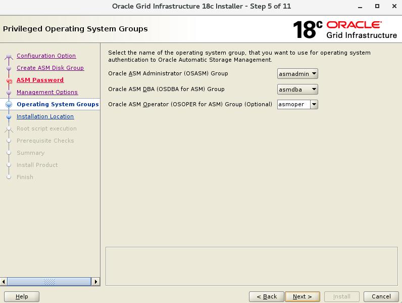 نصب Grid Infrastructure 18c و راه اندازی Asm Oracle Database