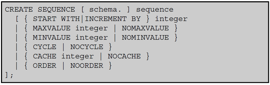 SEQUENCE در دیتابیس اوراکل – Oracle Database