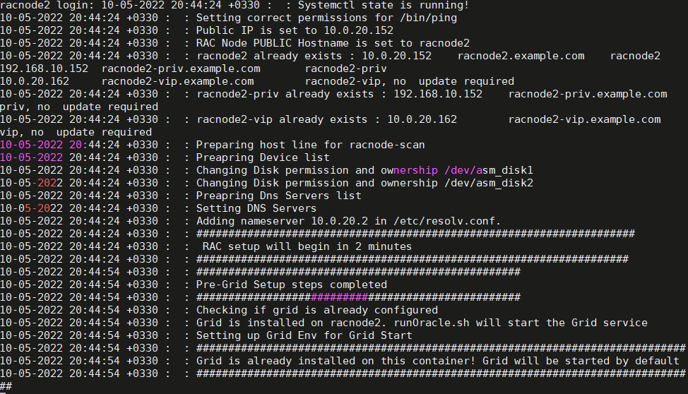 اجرای کلاستر اوراکل در داکر(Oracle RAC 21c) – پایگاه داده اوراکل